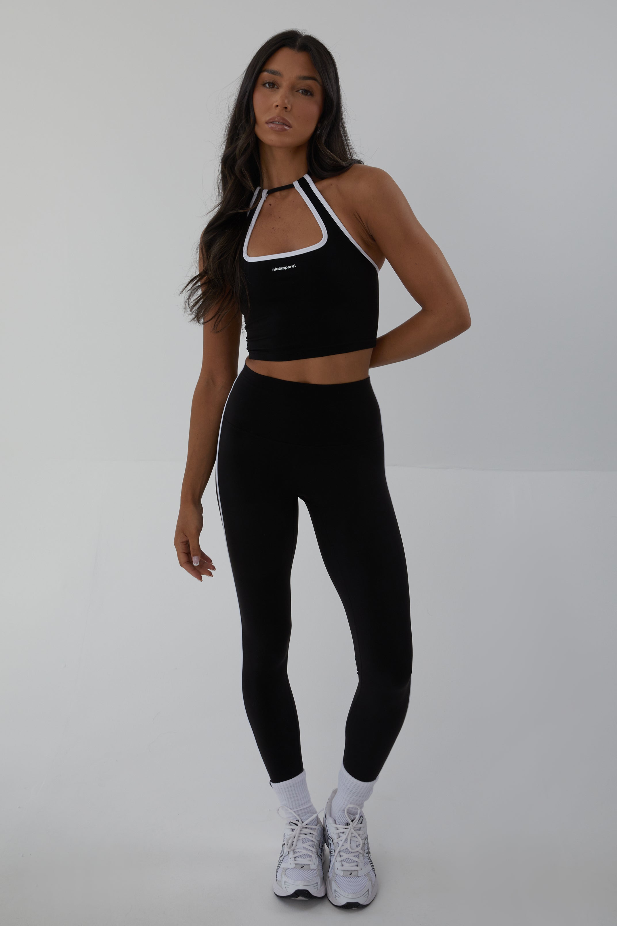 Contrast Ultra High Leggings - Jet Black – nkdapparel